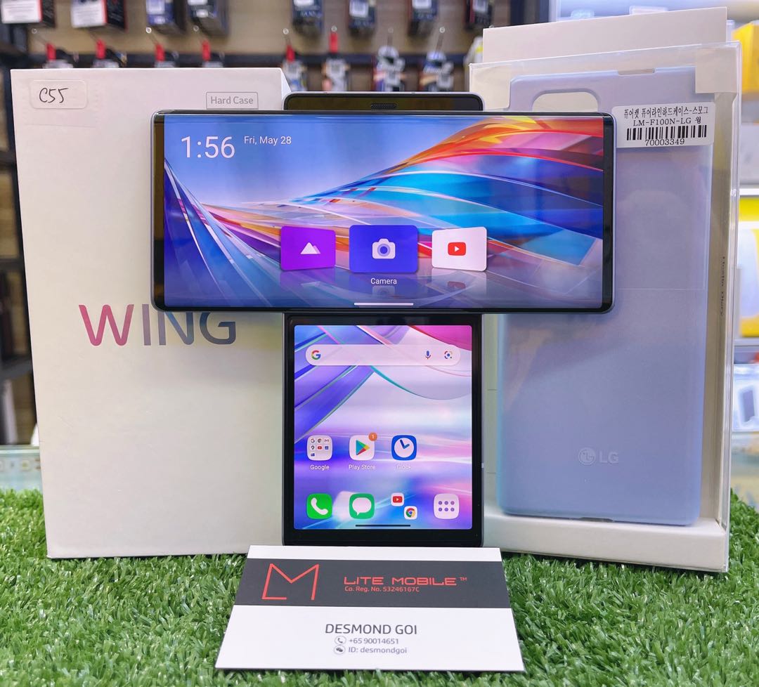 LG WING (8/128GB) , Silver, Mobile Phones & Gadgets, Mobile Phones ...