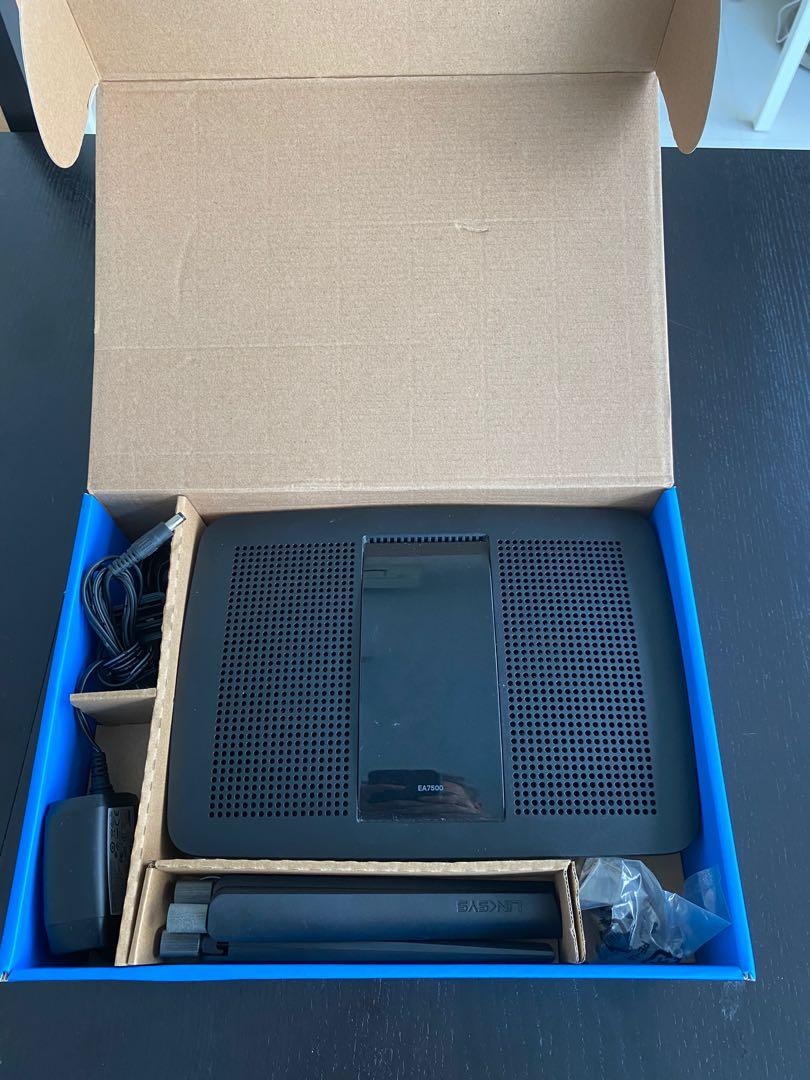 Linksys EA7500-AHv2 Max-Stream™ AC1900+ MU-MIMO Gigabit Wi-Fi Router ...