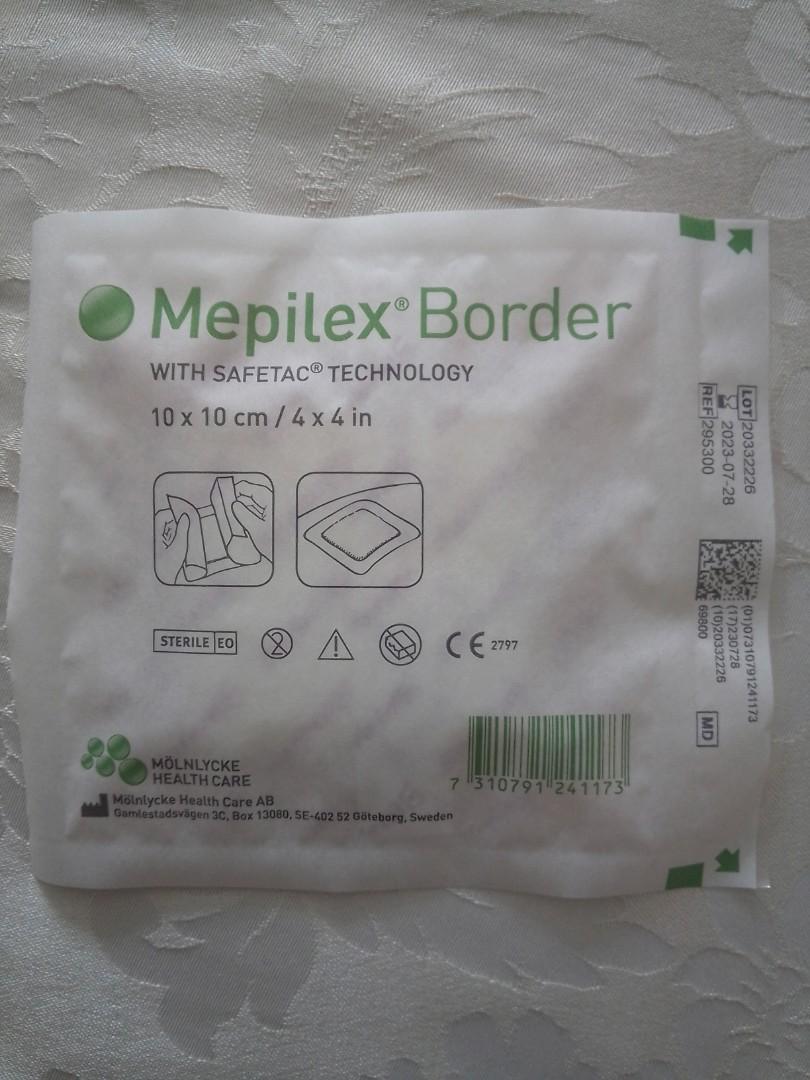 Mepilex Border 10x10cm, Health & Nutrition, Assistive & Rehabilatory ...