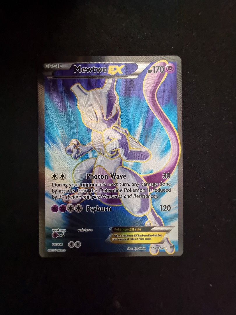 Mewtwo EX - 157/162 - Full Art Ultra Rare, Hobbies & Toys, Toys & Games ...