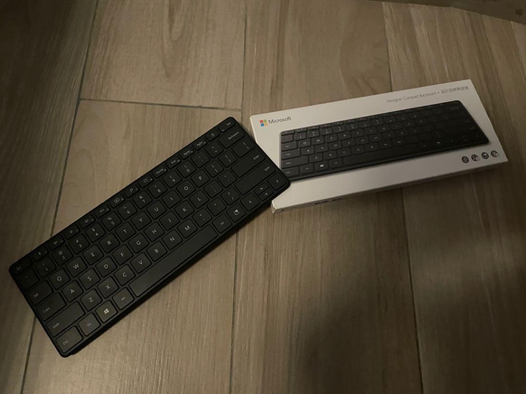 Microsoft Designer Compact Keyboard 鍵盤, 電腦＆科技, 電腦周邊及配件, 電腦鍵盤及相關產品 ...