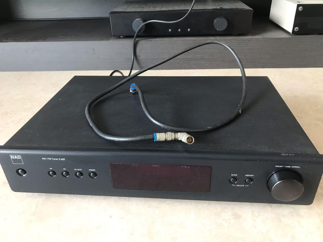 NAD C427 AM/FM tuner, Audio, Other Audio Equipment on Carousell