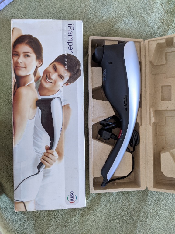 OSIM iPamper handheld massager with heat therapy, Health & Nutrition ...