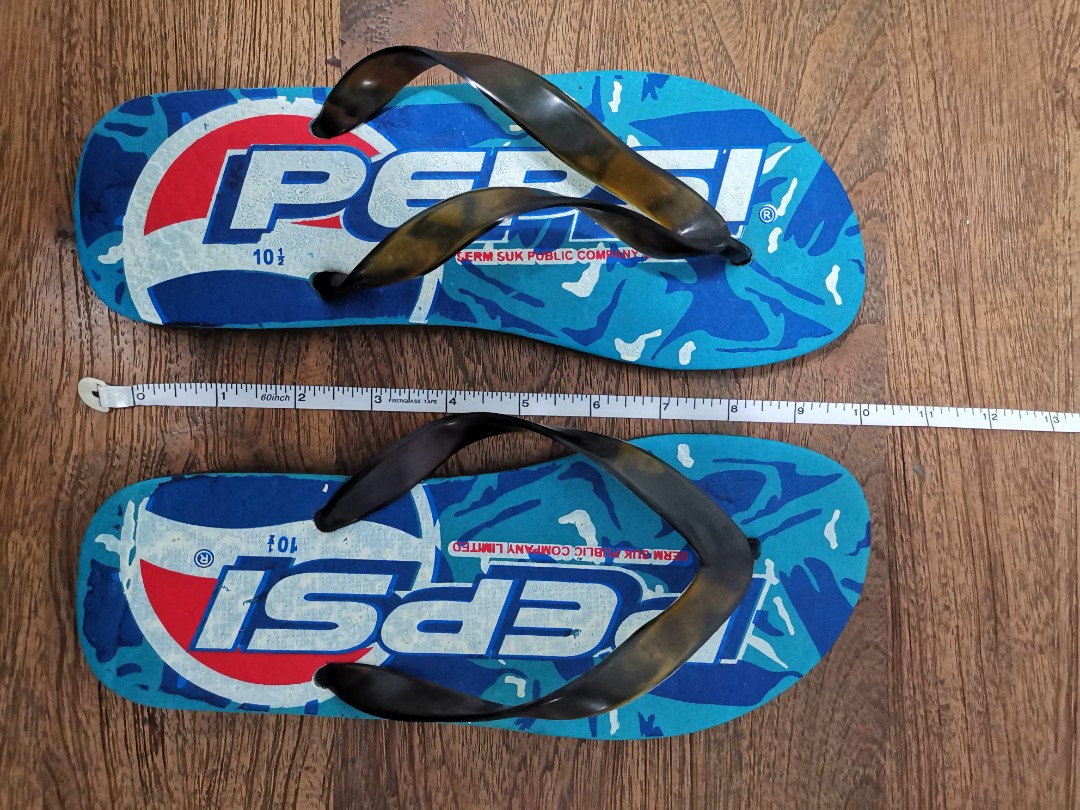 Pepsi slippers, Food & Drinks, Alcoholic Beverages on Carousell