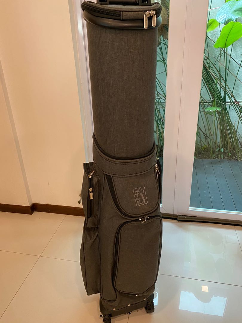 PGA tour golf full Golf bag with 4 wheels, Sports Equipment, Sports ...