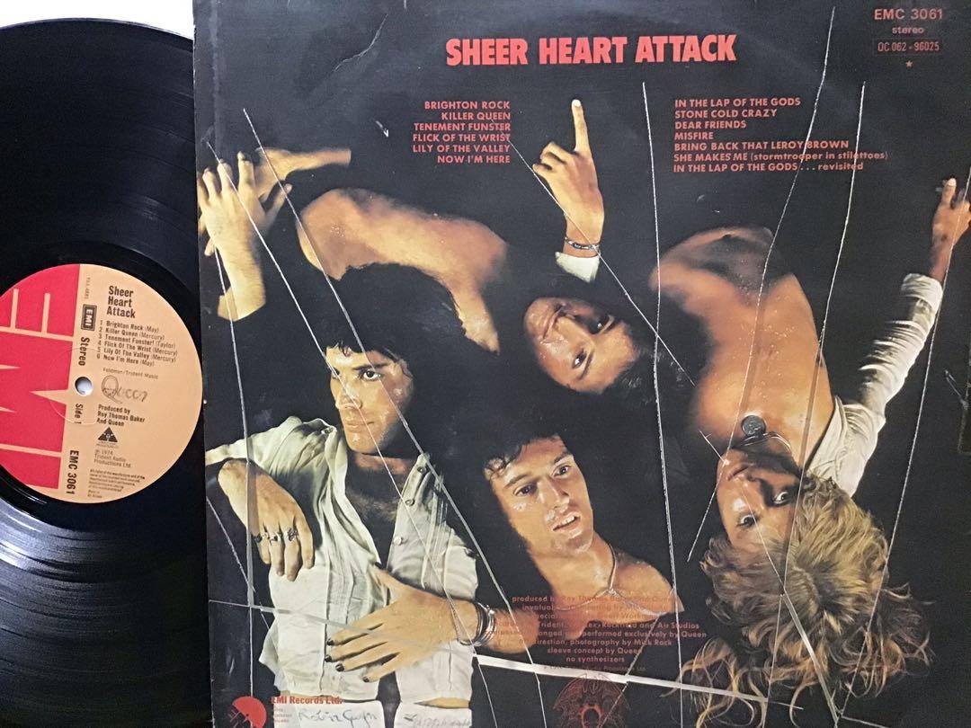PIRING HITAM Queen - Sheer Heart Attack OOP 1974 UK VINYL LP Anubis Classic Rock, Hobbies & Toys ...