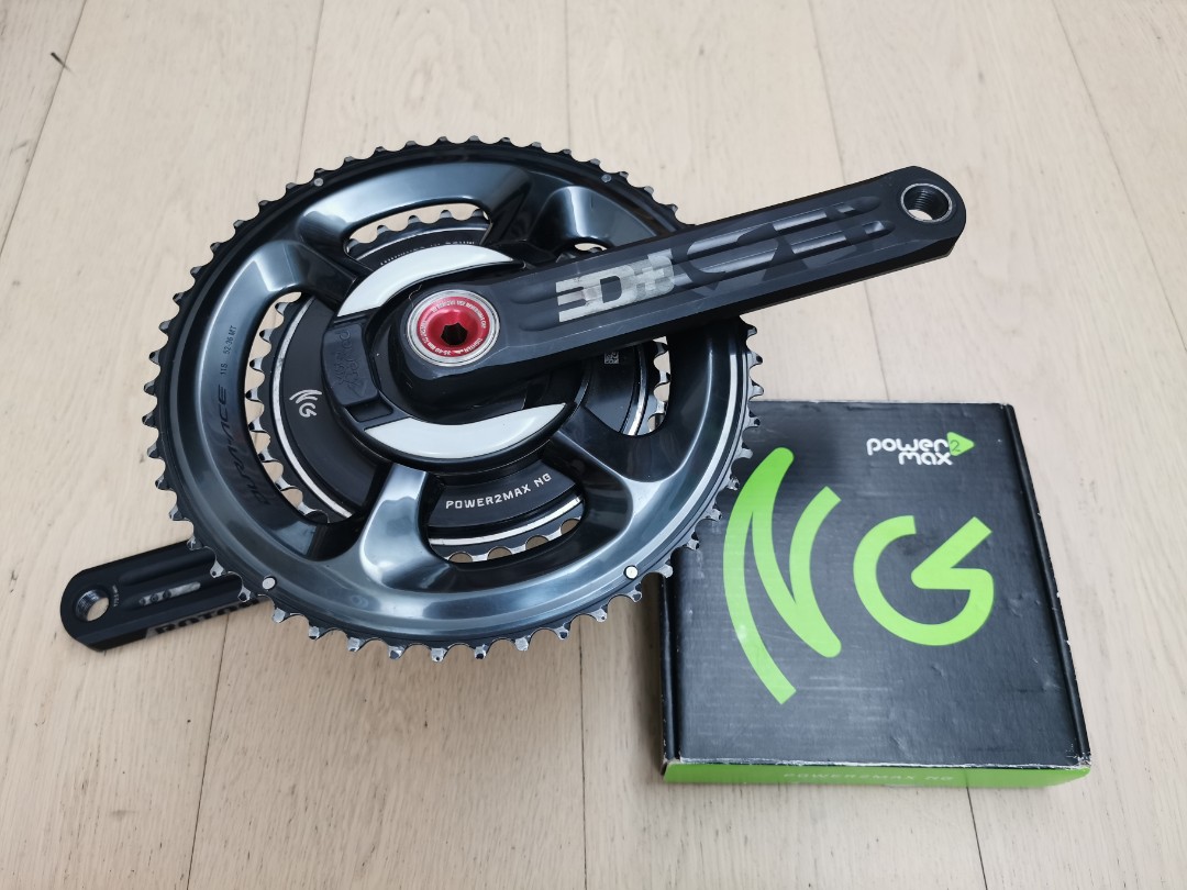 Power2max NG power meter 172.5 with Shimano R9100 52-36T, 女裝, 運動服裝 ...