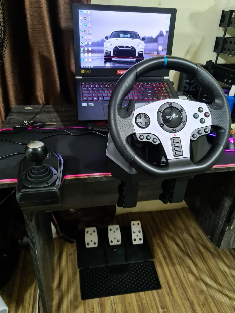 PXN V9 STEERING WHEEL, Video Gaming, Gaming Accessories, Virtual ...