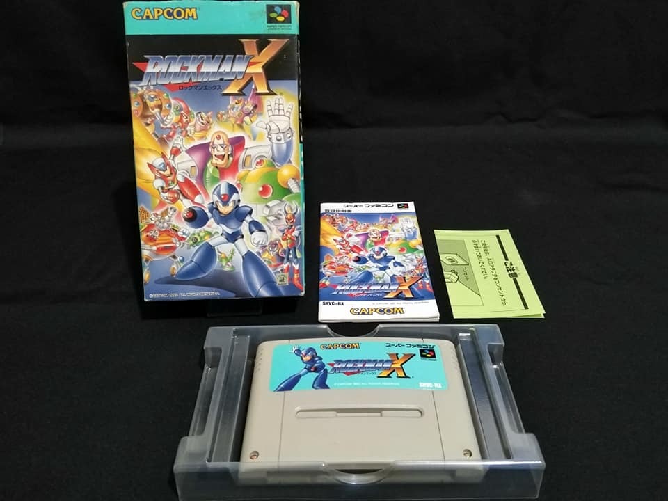 Nintendo Super Famicom Rockman X (With Box , Manual and Insert), Video ...
