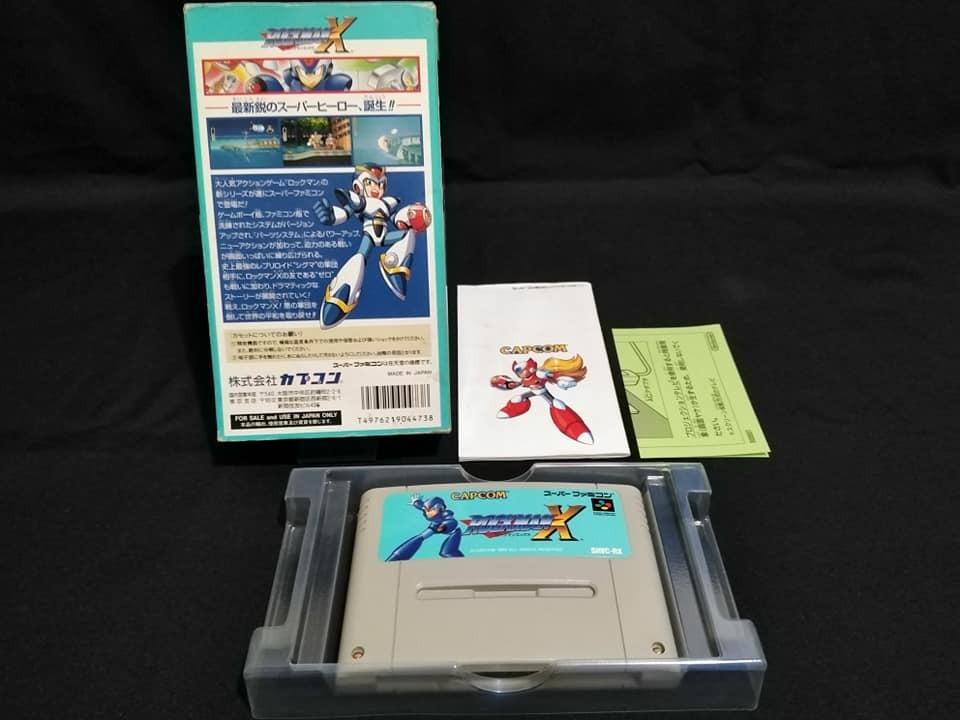 Nintendo Super Famicom Rockman X (With Box , Manual and Insert), Video ...