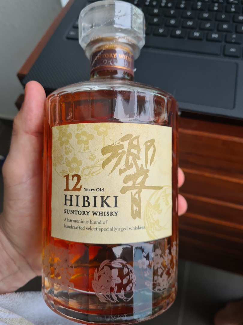Sealed Hibiki 12 Year Whiskey, Food & Drinks, Alcoholic Beverages on ...