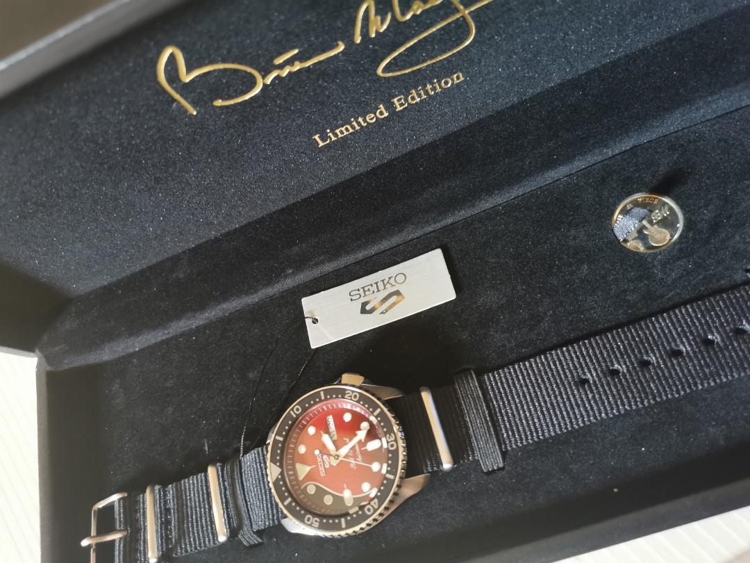 Seiko 5 Sports Brian May "Red Special" Limited Edition SRPE84K1, Luxury ...