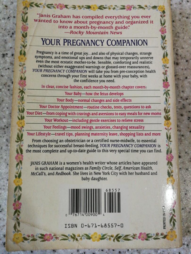 #Non-fiction Your Pregnancy Companion by Janis Graham, Hobbies & Toys ...