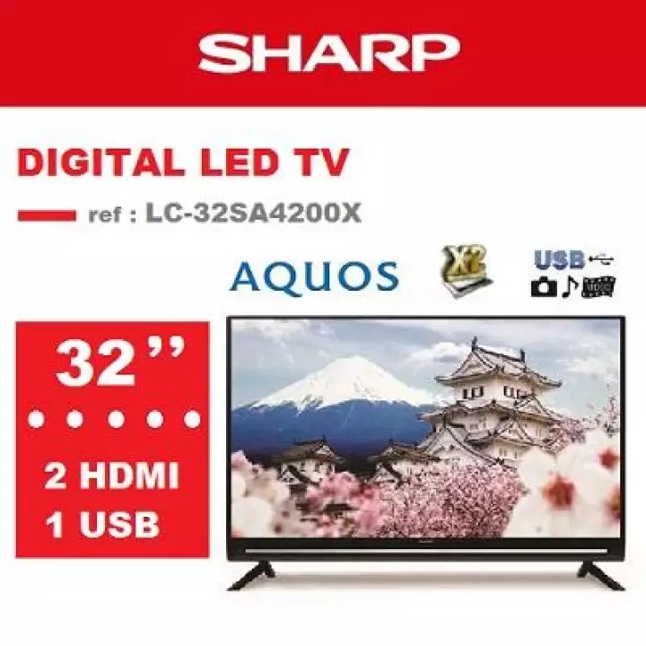 Sharp 32 Inch AQUOS LED TV, TV & Home Appliances, TV & Entertainment ...