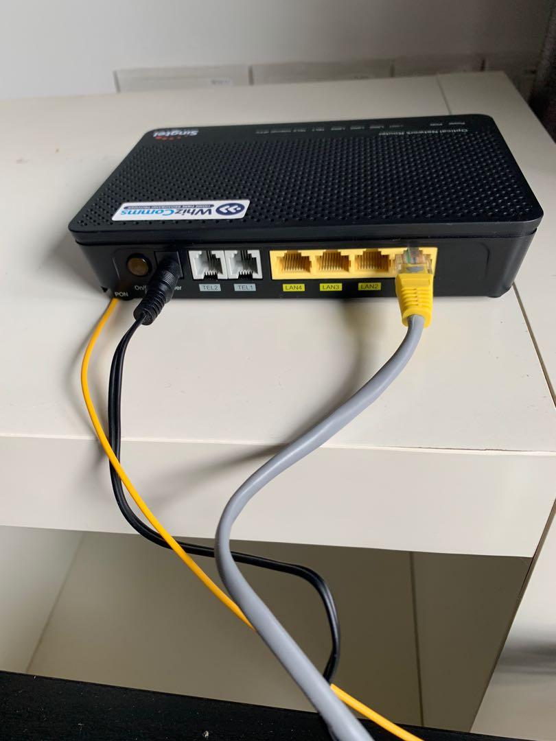 SingTel Huawei Optical Network Router, Computers & Tech, Parts ...