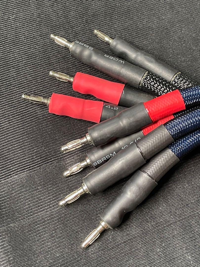 Speaker biwiring jumper cables. , Audio, Other Audio Equipment on Carousell