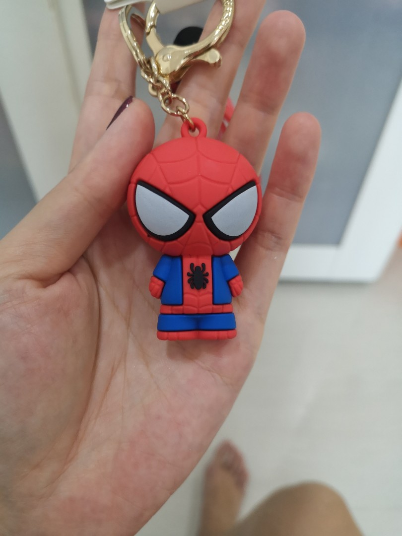 Spiderman key chain, Hobbies & Toys, Toys & Games on Carousell