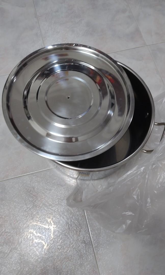 Stainless Cooking Pot SUS304, TV & Home Appliances, Kitchen Appliances ...