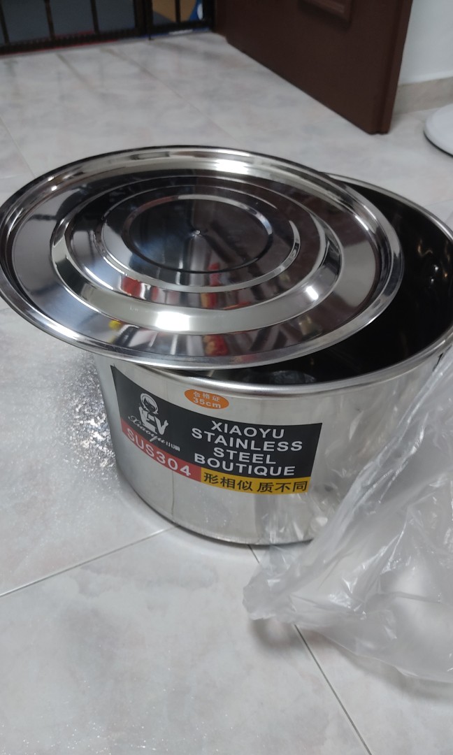 Stainless Cooking Pot SUS304, TV & Home Appliances, Kitchen Appliances ...