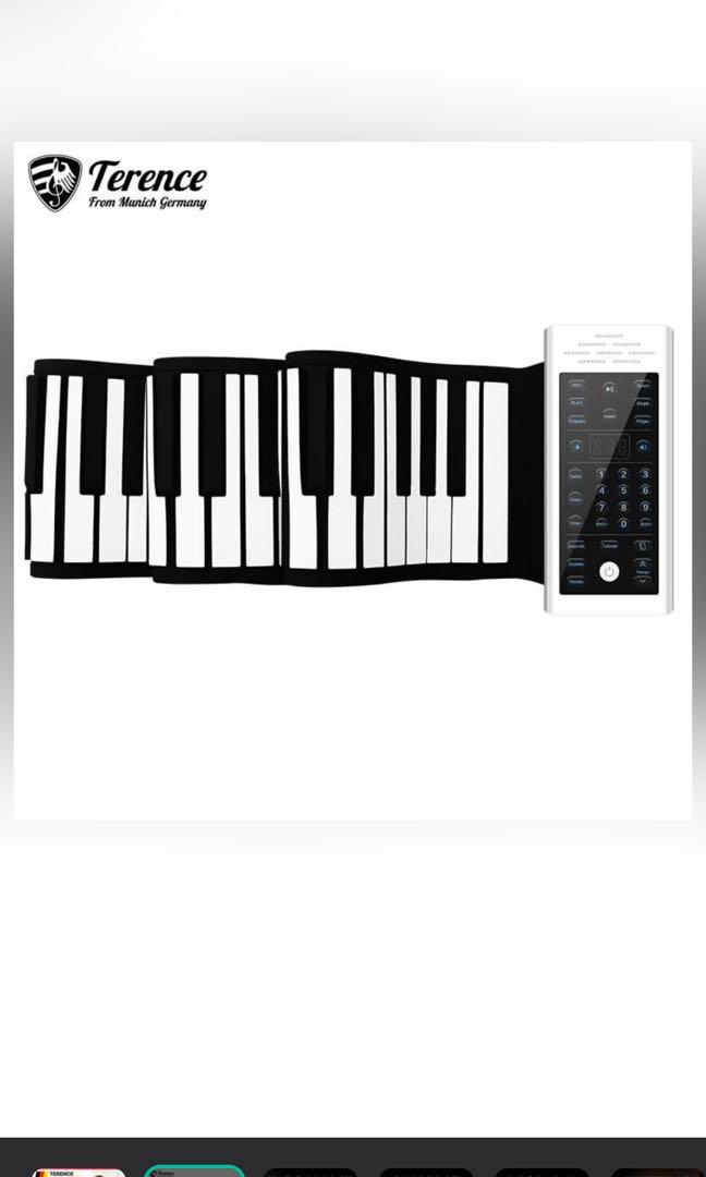 Terence 88 Key Rolled Up Electrical Piano, Hobbies & Toys, Music ...