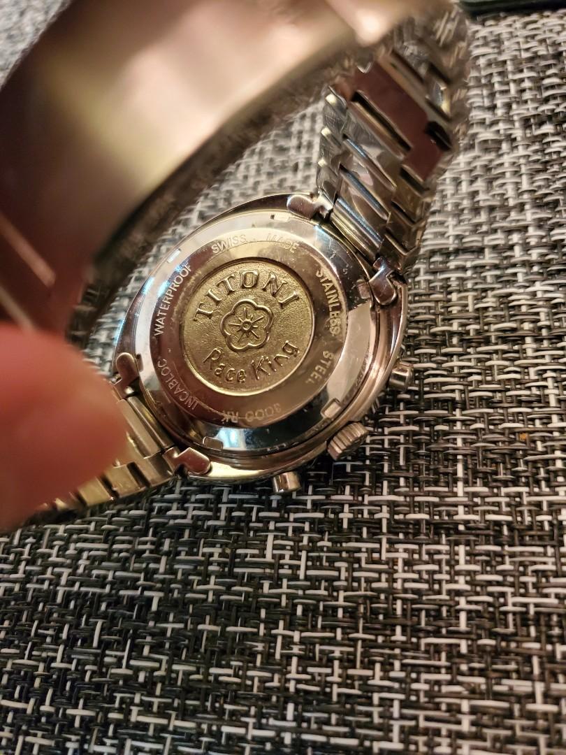 Titoni Race King Chronograph Valjoux 72 Same As Rolex Daytona... NOS ...