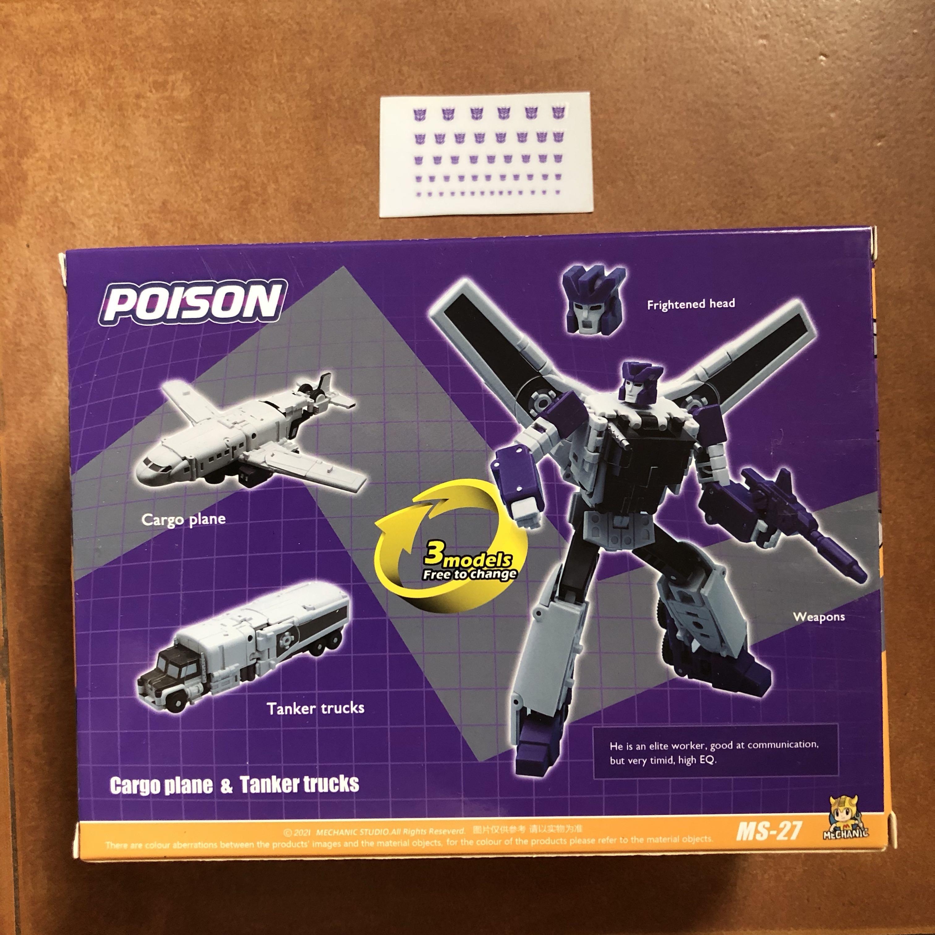Transformers Mech Fans Toys MechFansToys MFT - MS-27 MS27 Poison (aka ...