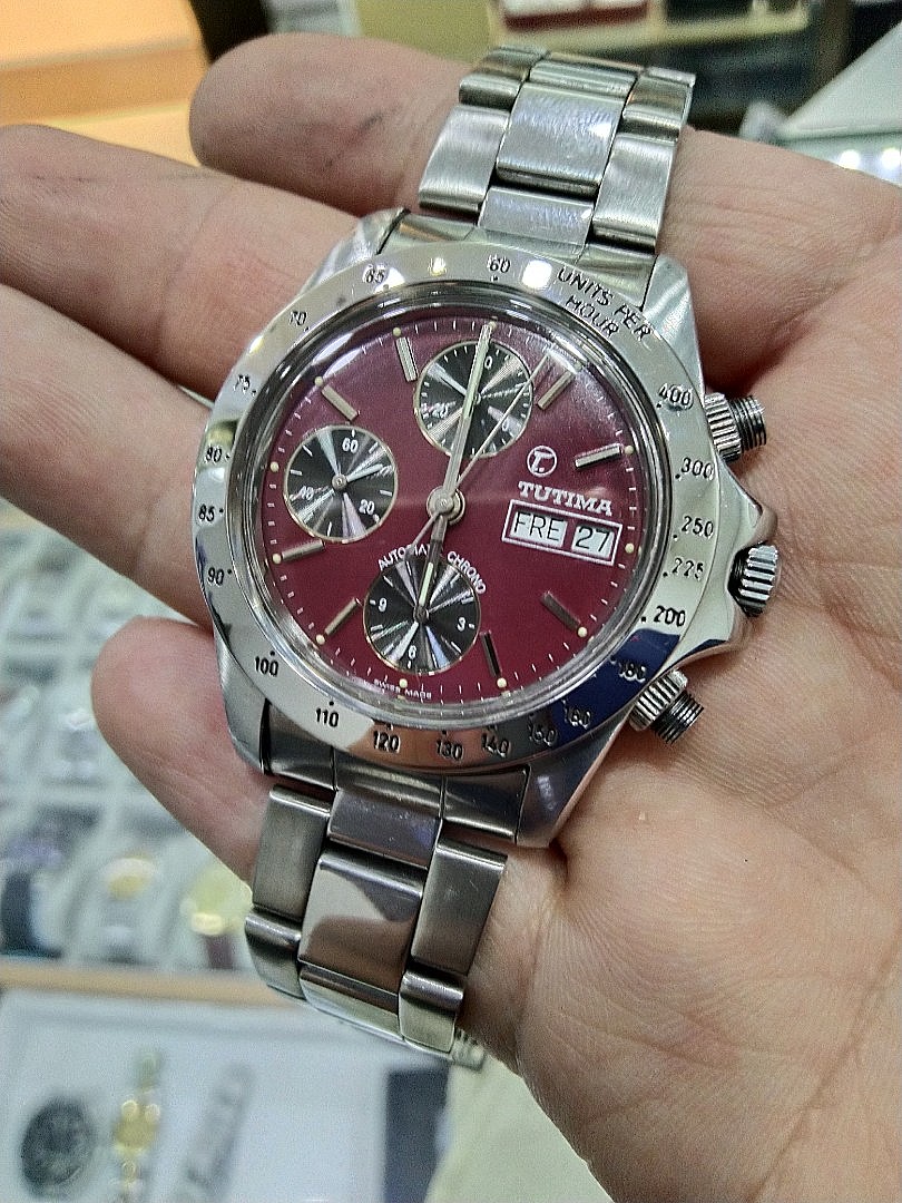 Tutima 793 chronograph, Luxury, Watches on Carousell