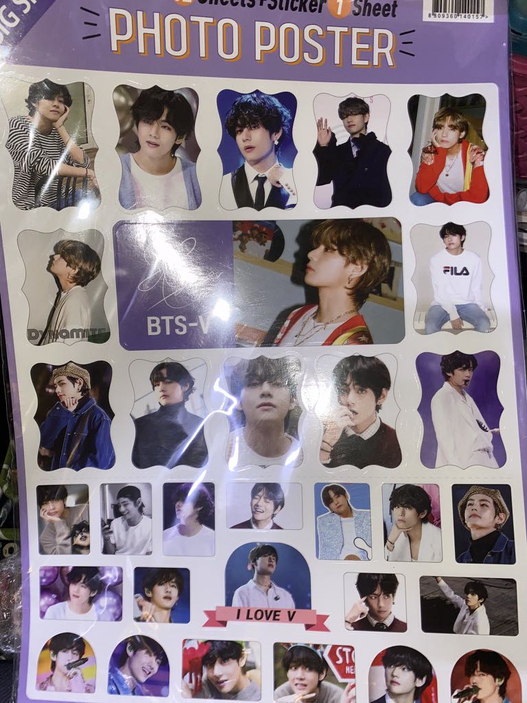 V POSTER (UNOFFICIAL - HIGH QUALITY), Hobbies & Toys, Memorabilia ...