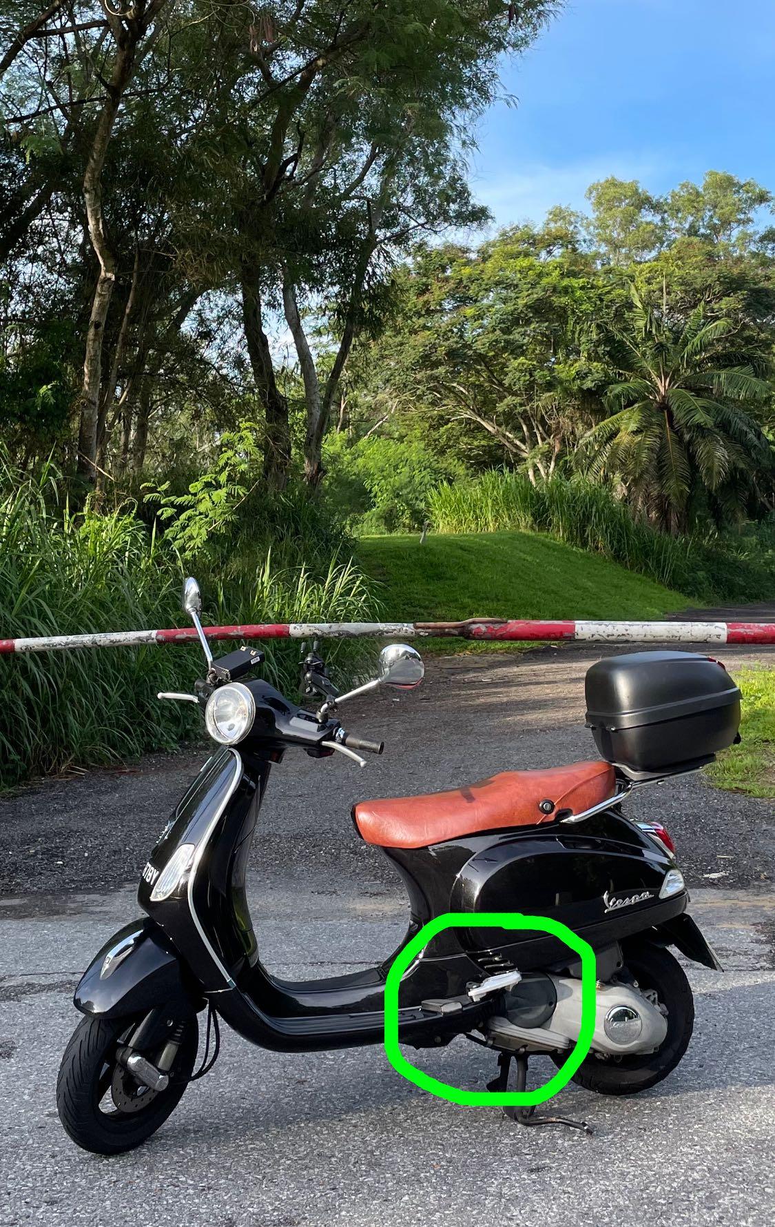 Vespa foot rest / foot pegs, Motorcycles, Motorcycle Accessories on ...