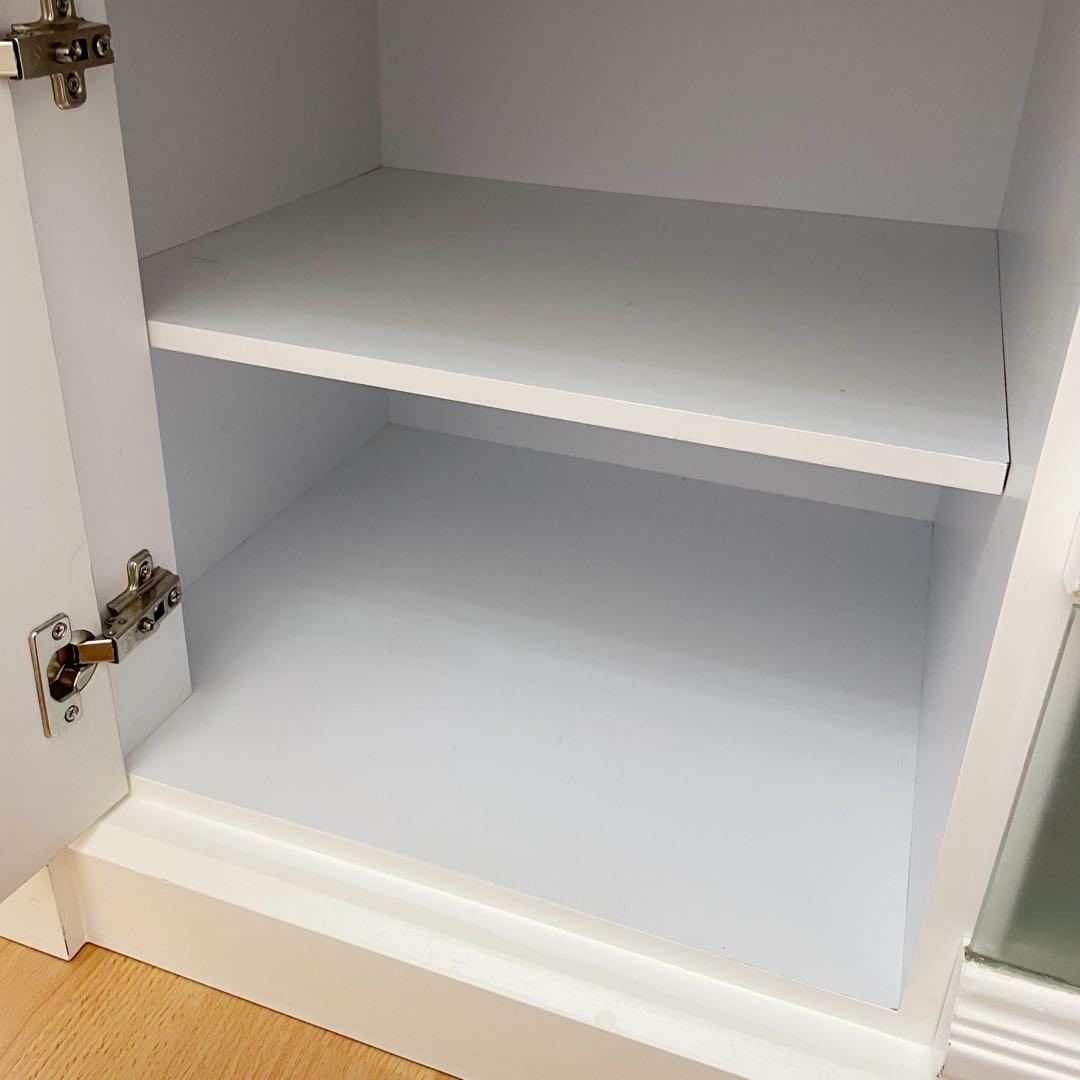 Victorian style vintage white TV Console, Furniture & Home Living ...