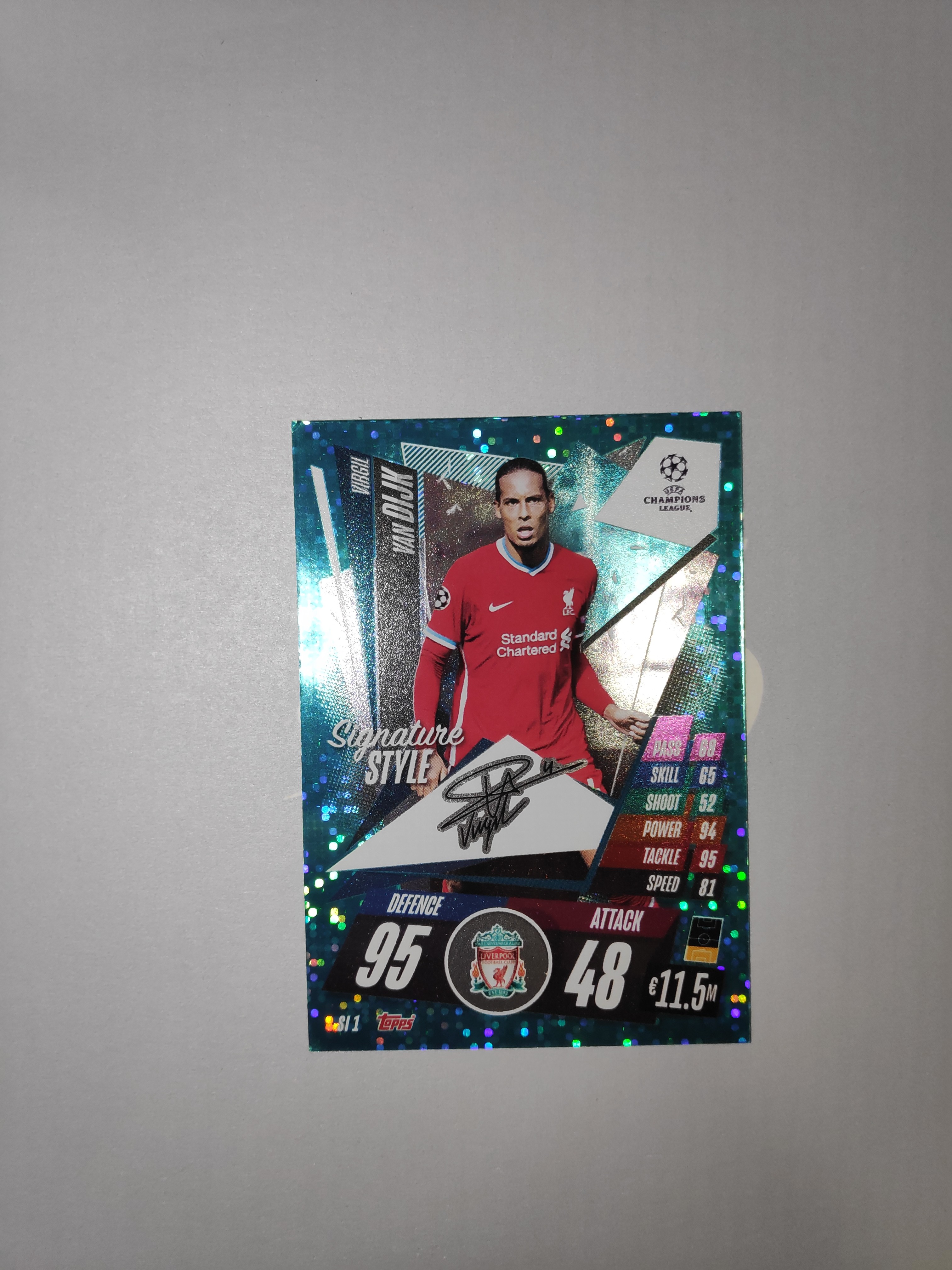 Virgil Van Dijk Signature Style, Hobbies & Toys, Toys & Games on Carousell