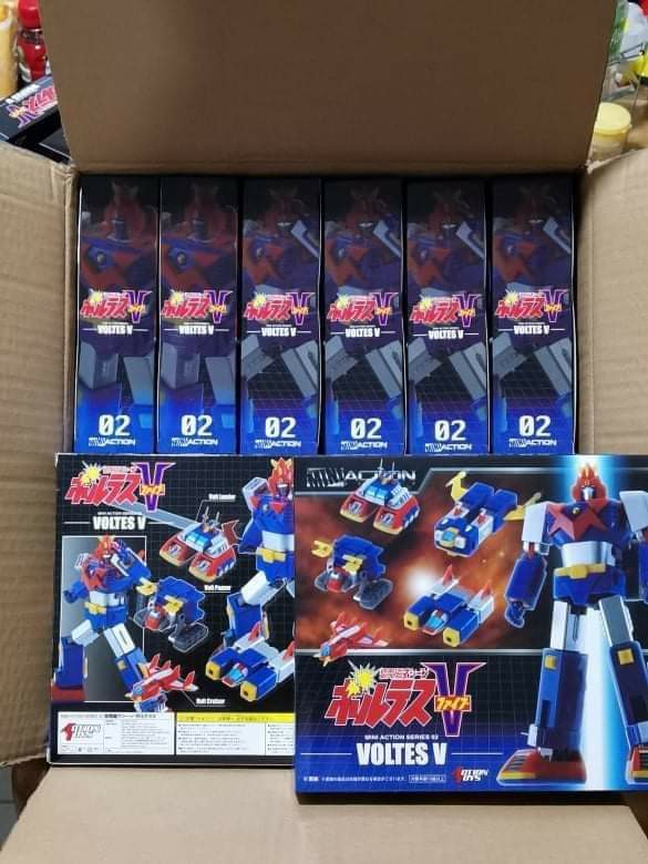 Voltes V mini action 02, Hobbies & Toys, Toys & Games on Carousell