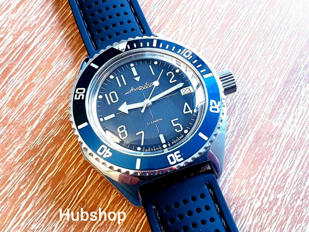 Vostok Amphibia Automatic Diver "Aviator" "Pilot" Mechanical Manual ...