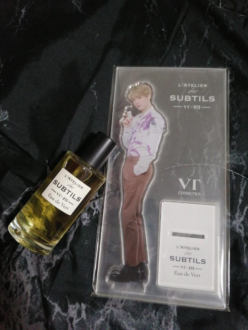 VT x BTS Perfume with SUGA Standee, COMPLETE Photocards Set, Hobbies ...