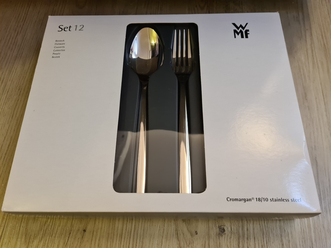 WMF Cromargan 18/10 Stainless Steel 12 pieces fork and spoon, Furniture ...