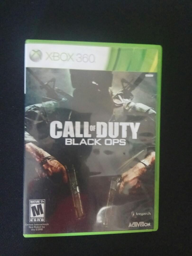 Xbox360 Call of Duty Black Xbox Series X 可玩, 電子遊戲, 電子遊戲, Xbox - Carousell