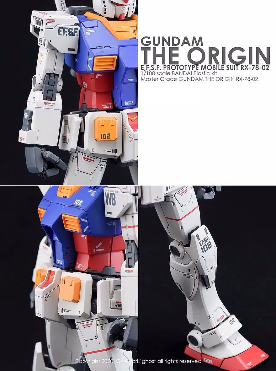 [Yan] MG RX-78 2 GTO 78 Gundam Waterslide Decal 1/100 Ghost Custom ...
