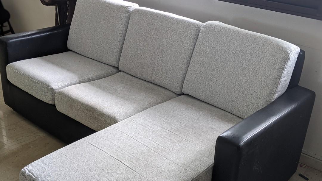 3 Seater L shape Sofa in excellent condition for sale, Furniture & Home ...