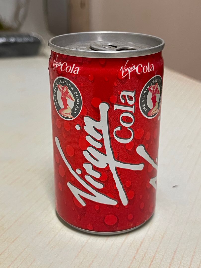 (絕版珍藏) 維珍航空 Virgin Coke 迷你 汽水, 傢俬＆家居, 廚具和餐具, 廚水杯、水壺 - Carousell