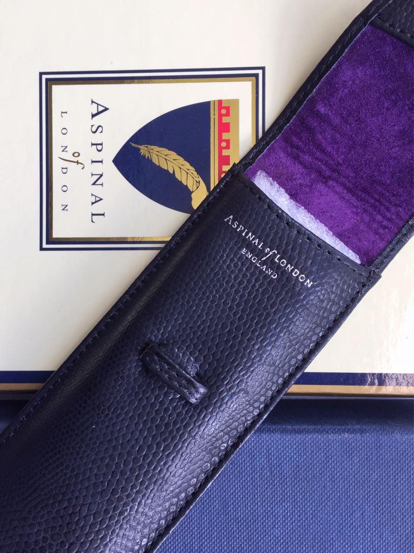 真皮筆袋 (Aspinal of London Small Pen Case), 興趣及遊戲, 旅行, 旅遊 - 旅行必需品及用品 ...
