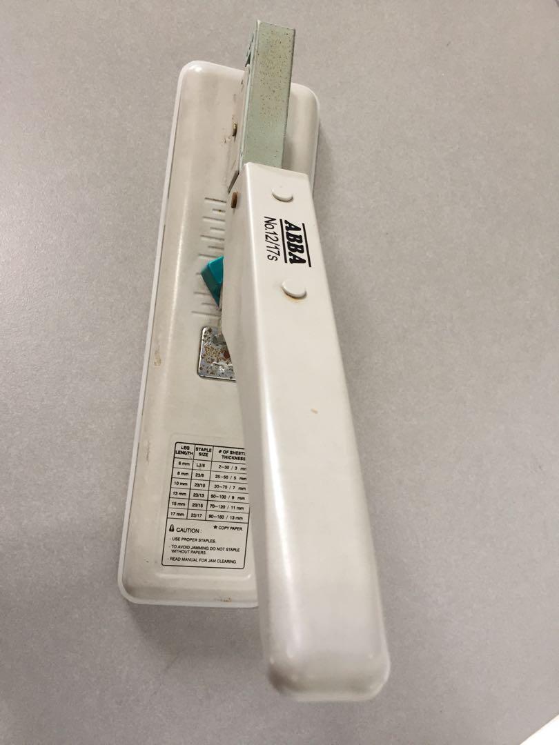 ABBA Heavy duty stapler, Everything Else on Carousell