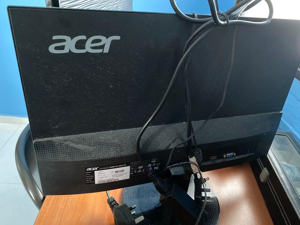 Acer Computer Monitor (About 20 inch), Computers & Tech, Parts ...