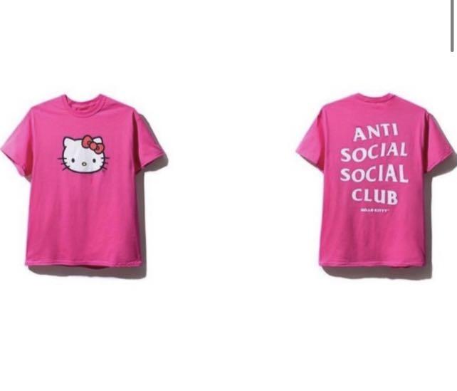 Anti social social club X Hello kitty, Women's Fashion, Tops, Other ...