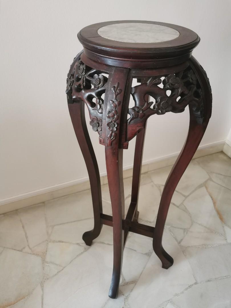 Antique pottery stand, Furniture & Home Living, Home Decor, Other Home ...