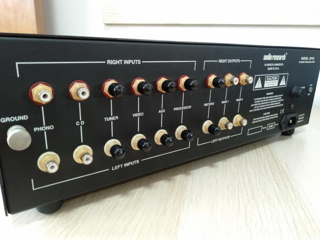 Audio Research SP16 Stereo Tube Pre Amplifier, Audio, Other Audio ...