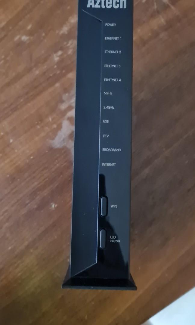 AZTECH router, Computers & Tech, Office & Business Technology on Carousell