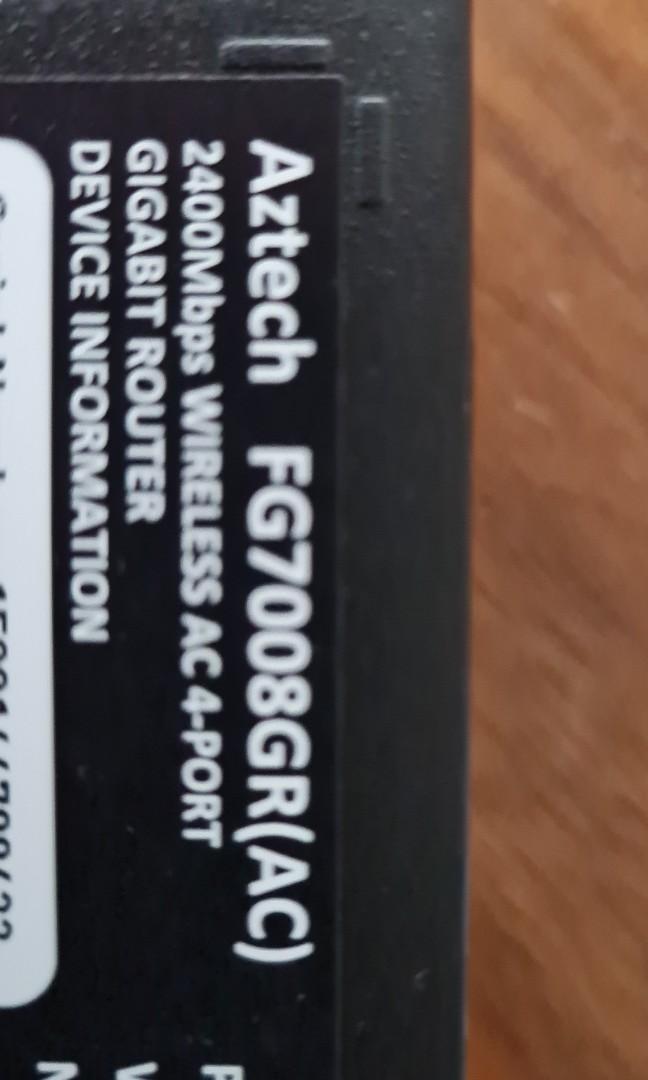 AZTECH router, Computers & Tech, Office & Business Technology on Carousell