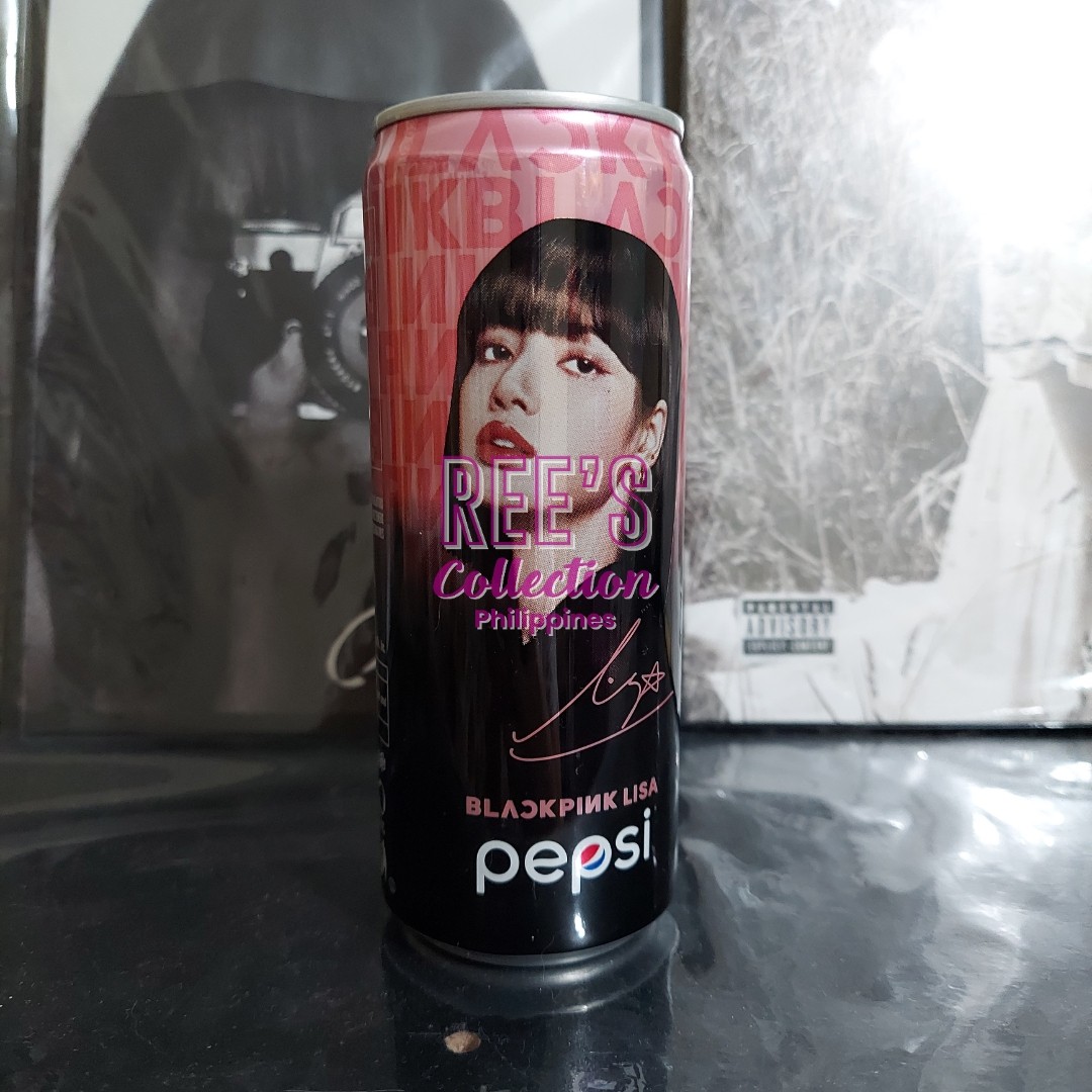 Blackpink Lisa Pepsi Can (With liquid content), Hobbies & Toys ...