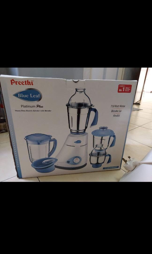 Blender and grinder set (Preethi Platinum brand), TV & Home Appliances ...