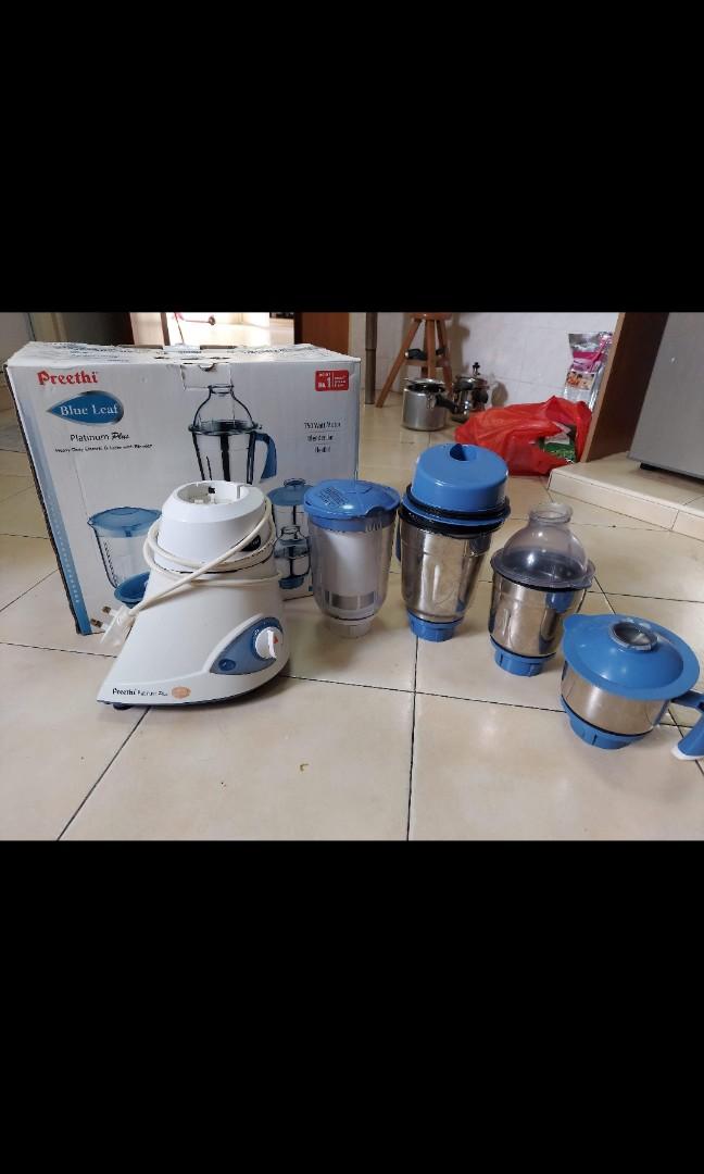 Blender and grinder set (Preethi Platinum brand), TV & Home Appliances ...